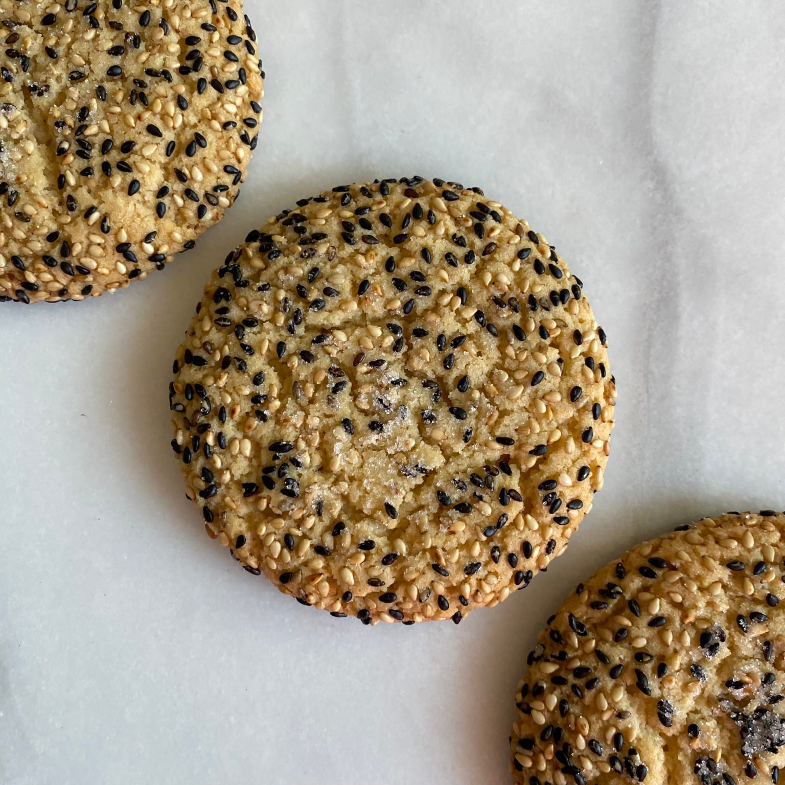 Chew On This! Toasted Sesame Cookies - 3jamigos